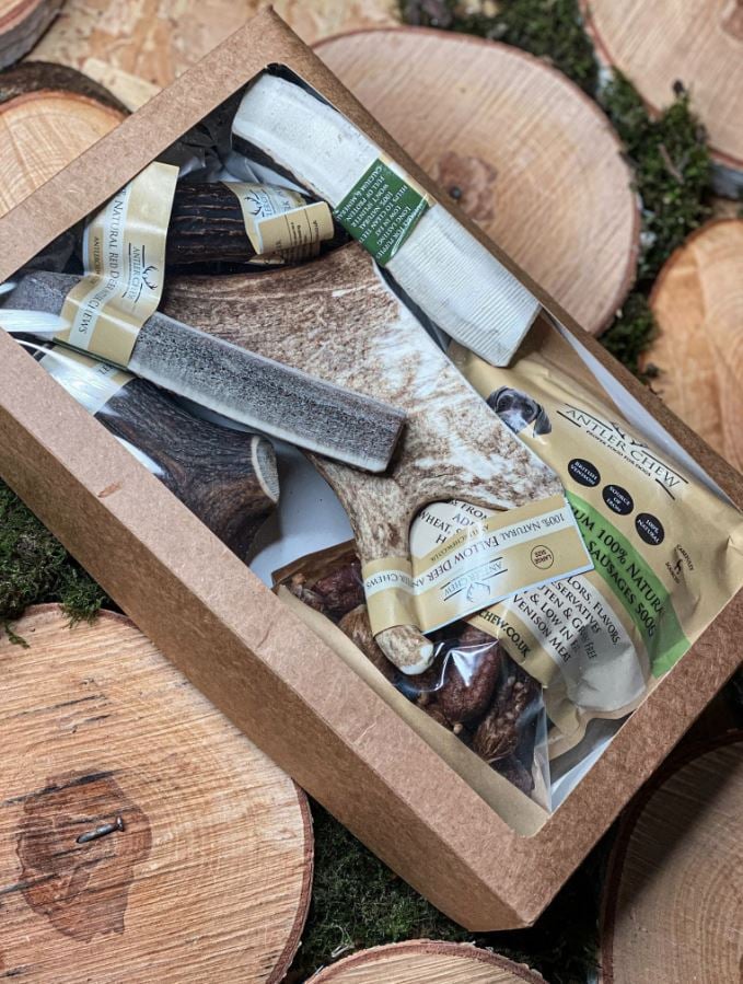 Extra Large size Chews & Big Bag Venison Sausages | Antler Chew ...
